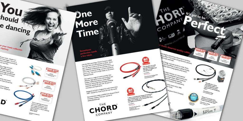 New Chord Company magazine advertisements - The Chord Company