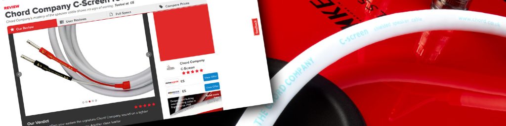 Best Buys - Chord C-screen & Clearway speaker cable: What Hi-Fi? March ...